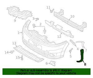 2013-2020 Nissan NV200 Lower Bracket 62242-3LM0B | TascaParts.com