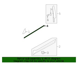 31425998 - Belt Molding - 2019 2020 Volvo XC40 | Volvo OEM Parts Direct