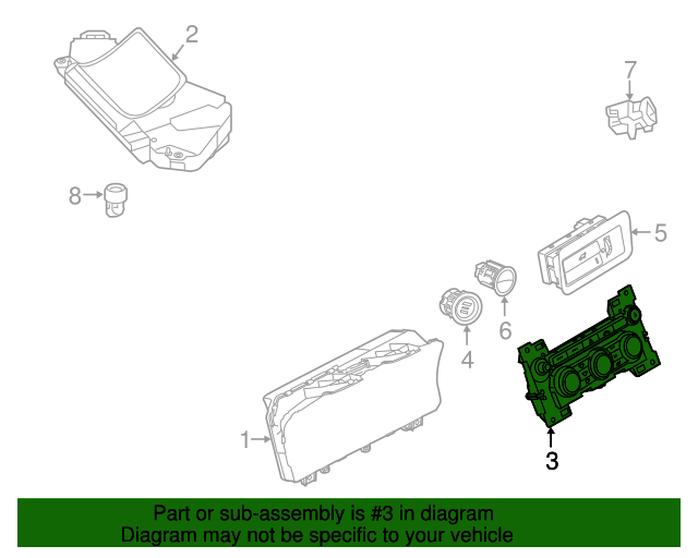 Genuine Heater Control for 2013 Land Rover Range Rover | Land Rover ...