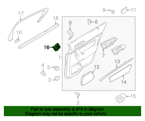 2009-2013 Lincoln Window Switch - Passenger Side (RH) 8A5Z-14529-AA | TascaParts.com
