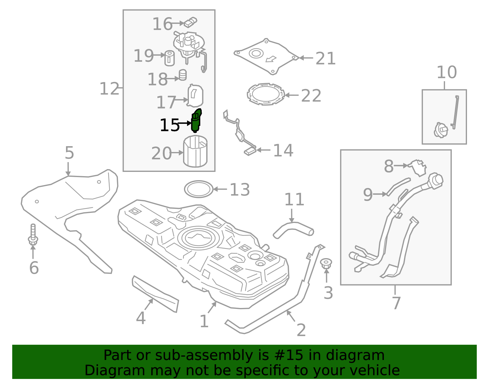 31119-C9000 - Fuel Pump 2018-2024 Kia | Genuine Kia Parts