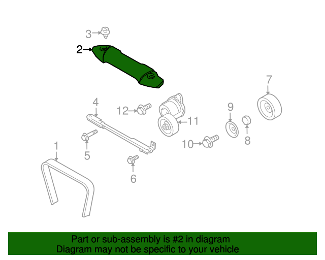 2010-2012 Subaru Shield 23774AA040 | Subaru Parts Store