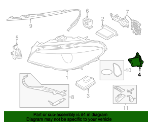 63117352475 - 2014-2017 BMW Led Unit (63-11-7-352-475) | BMW of South ...