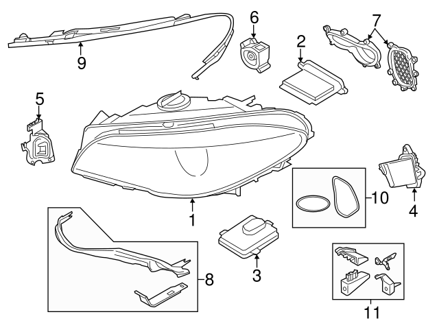 63-11-7-352-476 - Led Unit - 2014-2017 BMW | BMWPartsHub