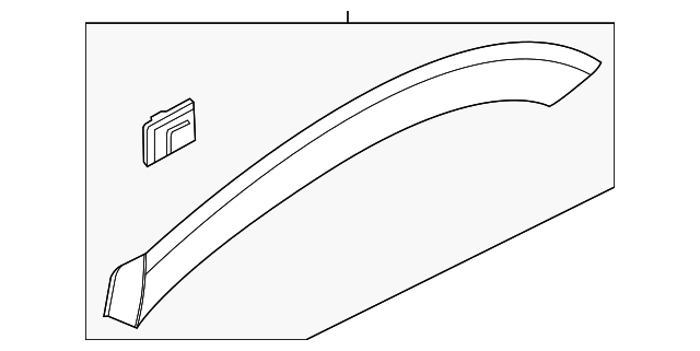 Genuine Wheel Arch Molding for 2023-2025 Hyundai Palisade | Part# S8712 ...