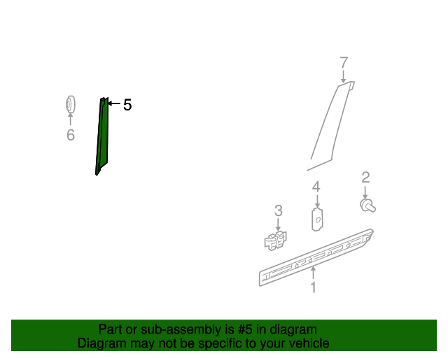 164-690-37-87 - Applique 2007-2012 Mercedes-Benz | Mercedes-Benz USA Parts