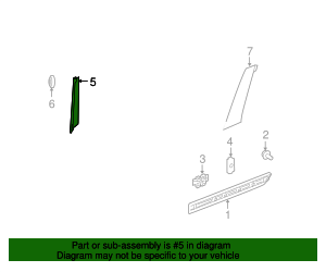 164-690-37-87 - Applique 2007-2012 Mercedes-Benz | Mercedes-Benz USA Parts