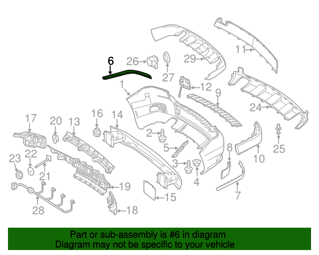 204-885-20-21 - Trim Molding 2010-2012 Mercedes-Benz GLK 350 | Mercedes ...