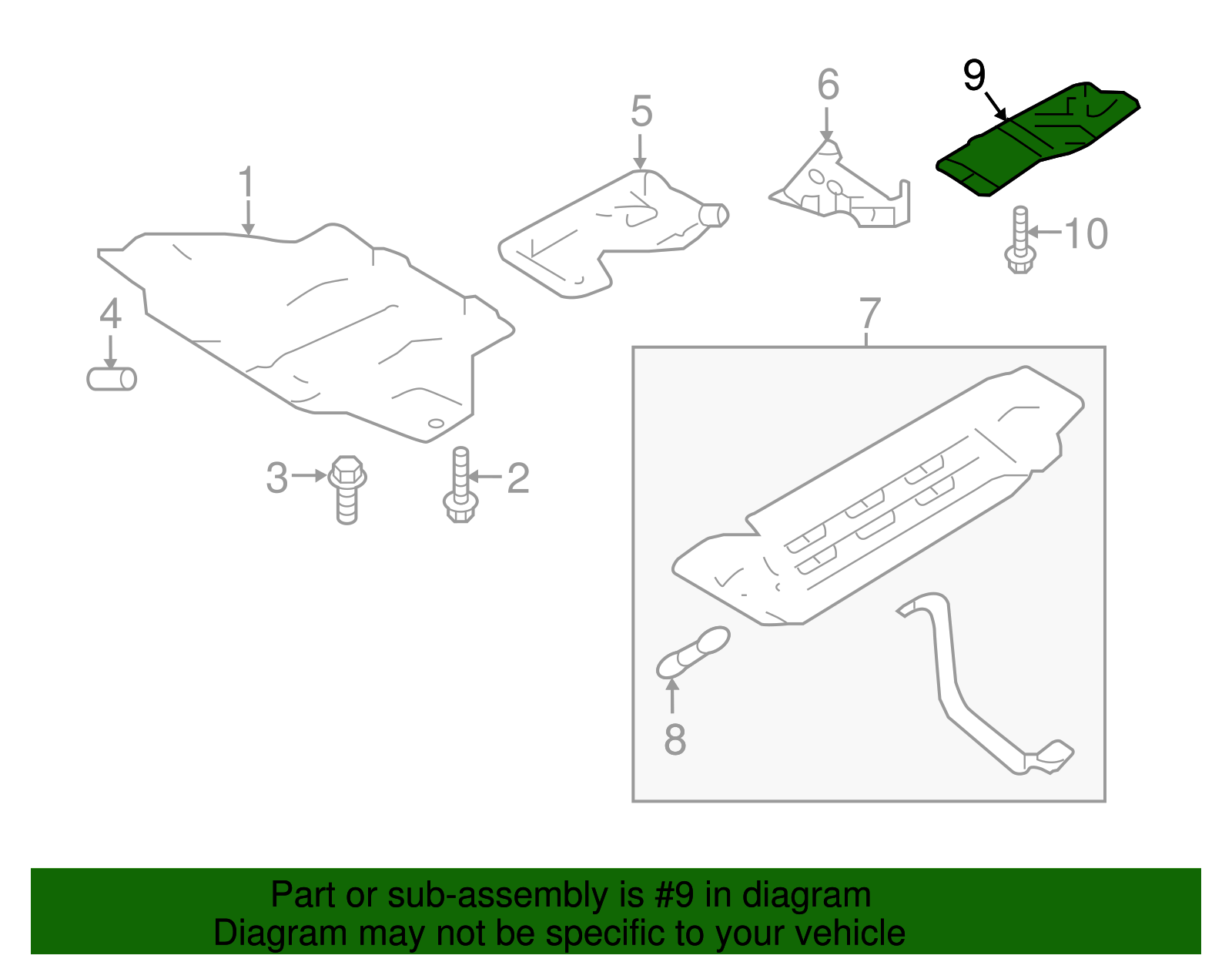2017-2024 Nissan Insulator 74751-EZ00B | Team Nissan Inc.