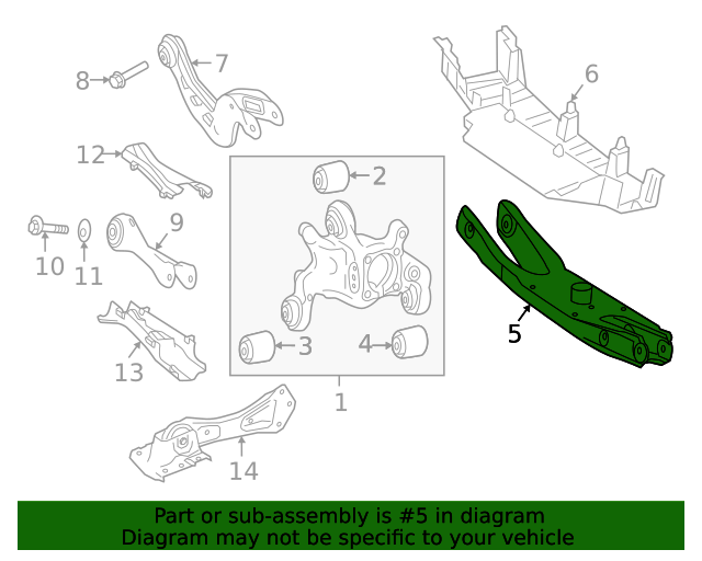 247-352-37-00 - Suspension Control Arm 2014-2024 Mercedes-Benz ...