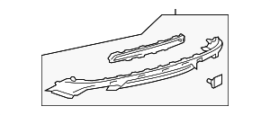 Lexus OEM Lower Cover Part# 52108-53060 | OEM Vehicle Parts