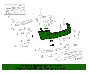 2017-2020 Lexus Bumper Cover 52159-53950 | OEM Parts Online