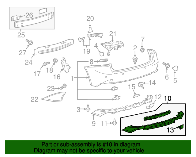 Lexus OEM Lower Cover Part# 52108-53060 | OEM Vehicle Parts