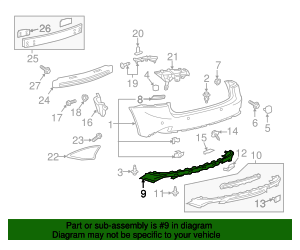 Lexus OEM Lower Cover Part# 52169-53060 | OEM Vehicle Parts