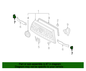 Genuine Toyota Retainer part# 53935-35030 for 2006-2009 Toyota 4Runner ...