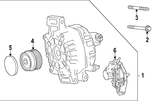 2023 Toyota Highlander Voltage Regulator 27700-0W030 | Toyota Parts Center