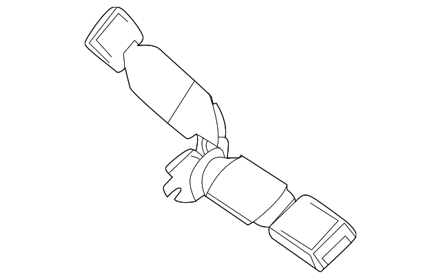 2018-2020 GM Black Rear Driver Seat Belt Buckle 84877246 ...