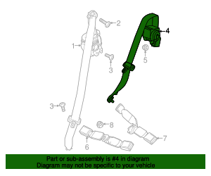 2021-2024 GM Lap & Shoulder Belt 84846423 GM | GMPartsDirect.com