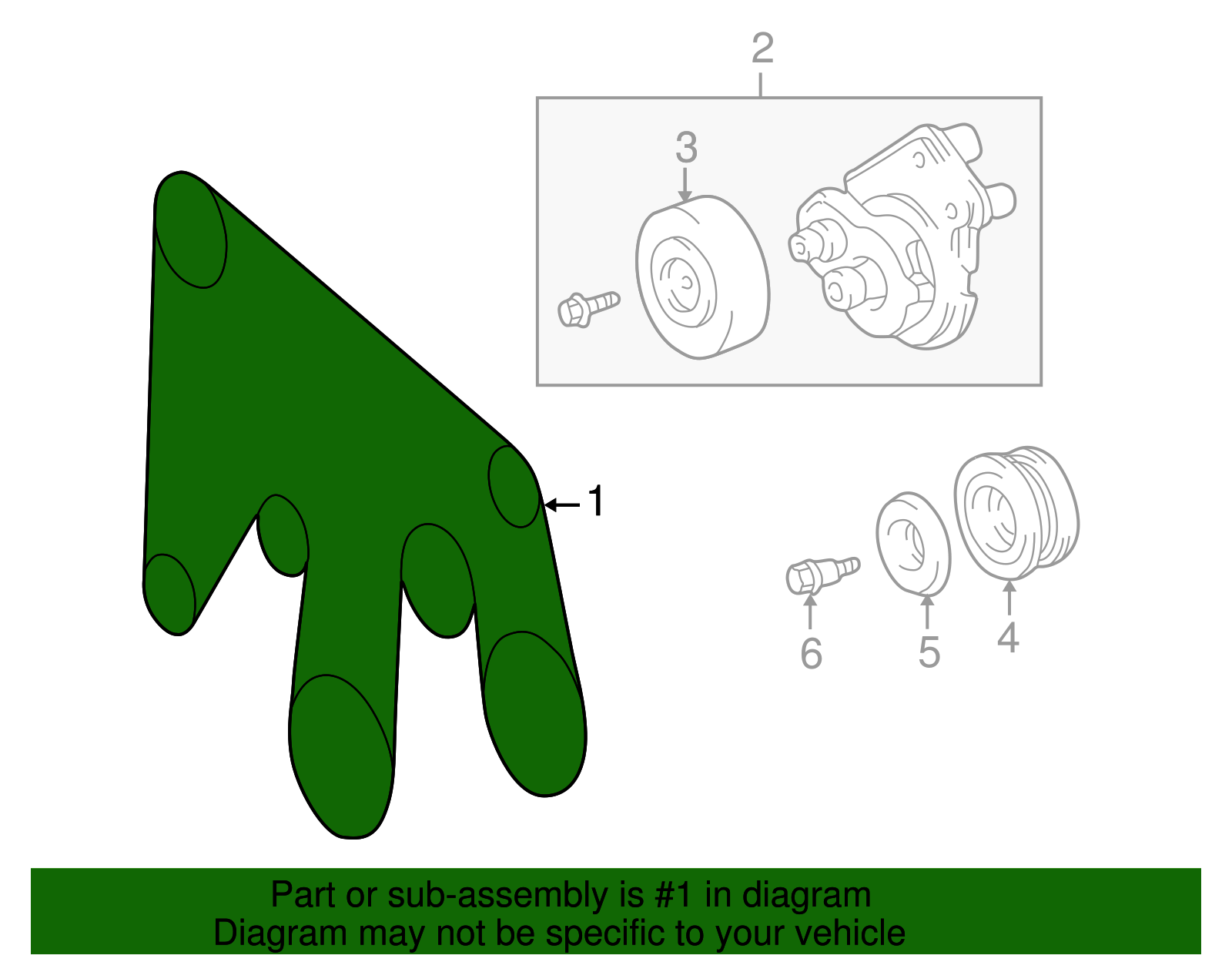 1998-2004 Toyota Serpentine Belt 90916-02586 | OEM Parts Online