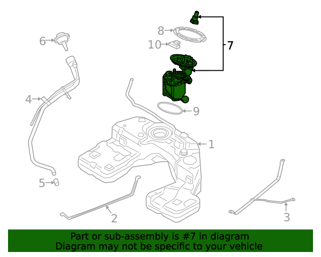 2019-2023 BMW Fuel Pump 16-11-9-468-618 | AutoNationParts.com