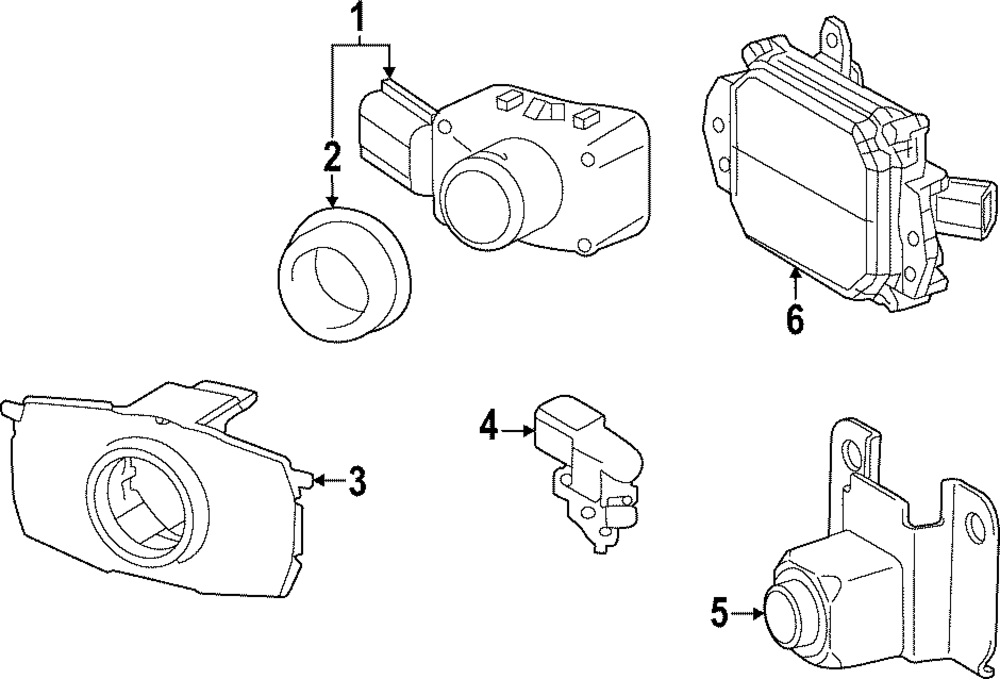 2022-2024 Toyota Mirai Radar Sensor 881D0-62011 | Toyota Parts Center
