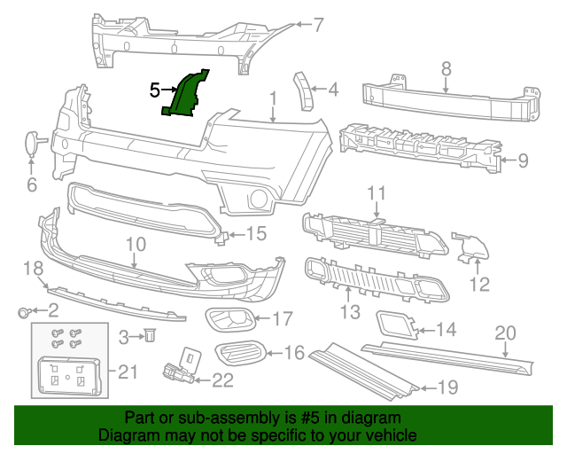 2014-2018 Jeep Cherokee Bracket - Driver's Side (LH) 68210065AD ...