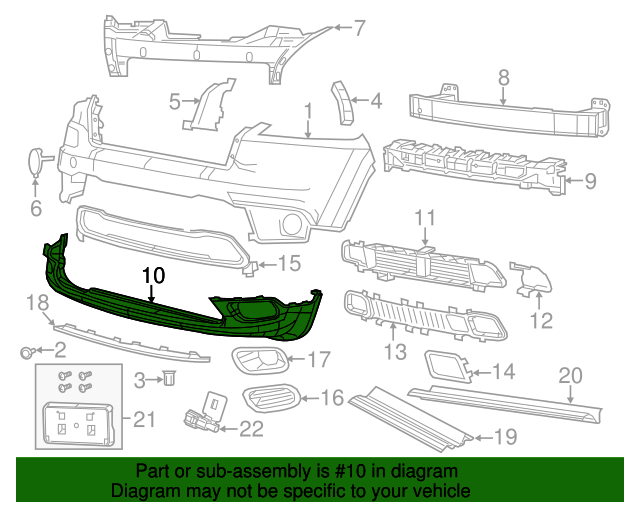 68203213AB - Lower Cover - 2014-2018 Jeep Cherokee | Mopar Parts Canada
