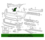 2014-2018 Jeep Cherokee Bracket - Passenger Side (RH) 68210064AD ...