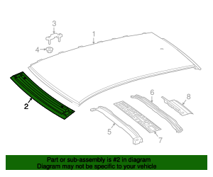 246-650-00-00 - Header Panel 2015-2017 Mercedes-Benz | Mercedes-Benz ...