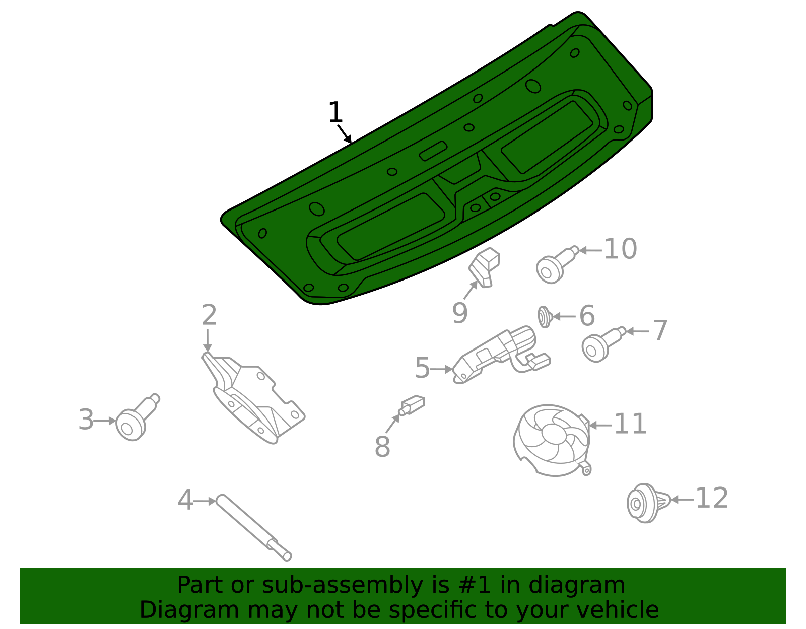 2020-2024 Porsche 911 Engine Lid 992-827-025-Y-GRV | Sunset Porsche Parts