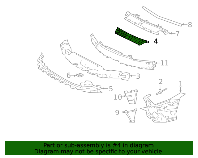 2019-2023 Mercedes-Benz Upper Support 257-885-50-00 | MB OEM Parts
