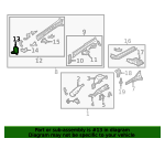2012-2021 Subaru Front Plate 51635FJ0109P | Subaru Parts Store