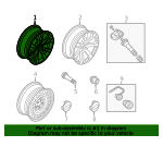 Genuine OEM Ford Part - Wheel Assembly MB5Z-1007-A | Genuine OEM Ford ...