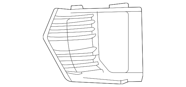 2021-2024 GMC Front Passenger Side Fog Lamp Bezel 84882376 | OEM Parts ...