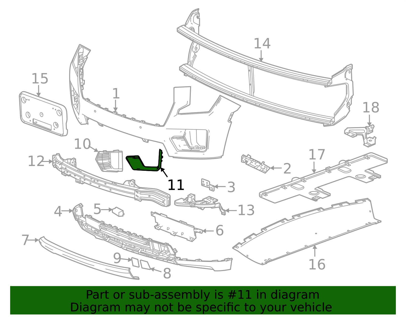 2019-2024 GMC Trim Ring 84176753 GM | GMPartsDirect.com