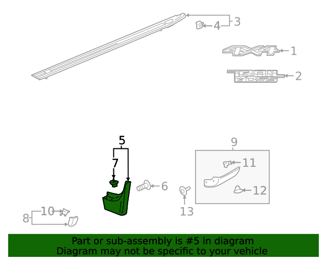 2019-2024 Chevrolet Deflector 84621827 GM | GMPartsDirect.com