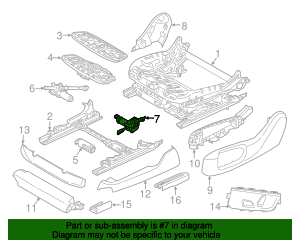 52-10-7-314-222 - Adjust Motor - 2013-2019 BMW | BMW Parts Exchange