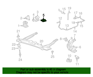 Genuine OEM Acura - Bracket, Side Engine Mounting Part# 50824-S0X-A00 ...