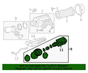 2016-2020 GM Air Cleaner Outlet Duct 84836253 GM | GMPartsDirect.com