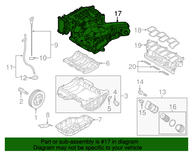 2015-2020 Hyundai Intake Plenum 29210-3CDD0 | OEM Parts Online