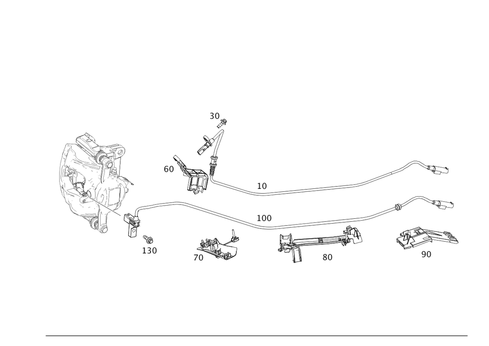 246-540-82-13 - Electrical Wiring Harness 2014-2023 Mercedes-Benz ...