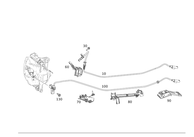 2015-2020 Mercedes-Benz Electrical Wiring Harness 246-540-32-15 | MB ...