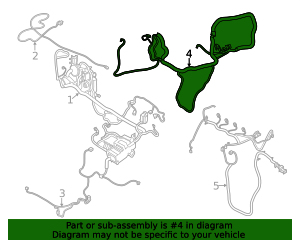 KV6Z-14401-BP 2019 Ford Transit Connect Wire Harness | Fairway Ford Parts