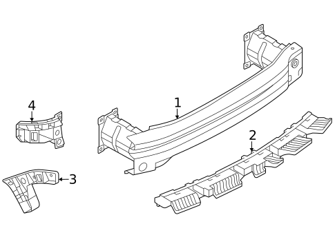 Bumper & Components - Rear for 2023 Volkswagen Taos | VW Direct Auto Parts