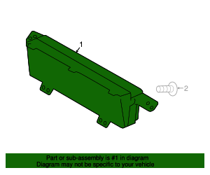 2017-2018 Subaru Impreza Display Unit 85261FL000 | Subaru Parts Guys