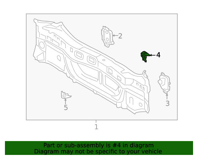 2019-2023 Toyota Reinforced Plate Bracket 58386-0R030 | Smithtown ...
