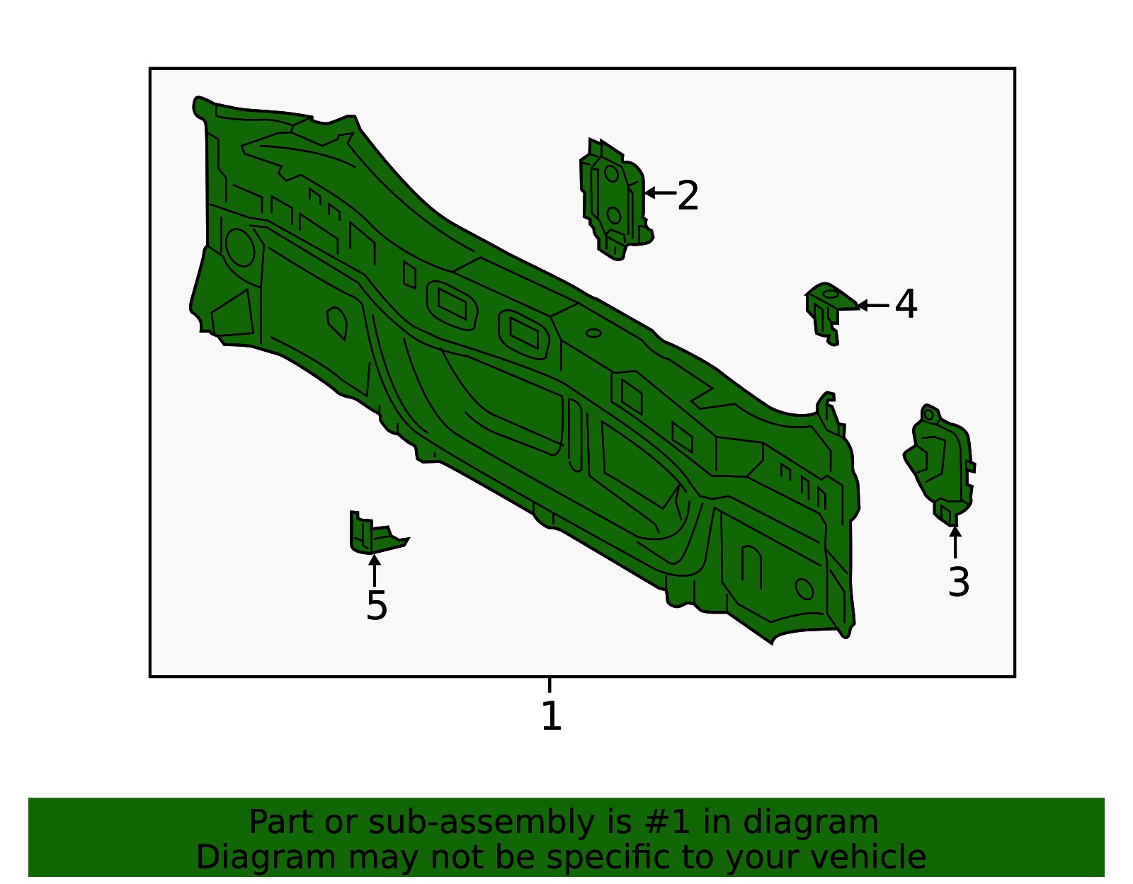 2019-2024 Toyota Rear Body Panel 58307-0R130 | Toyota Parts Center
