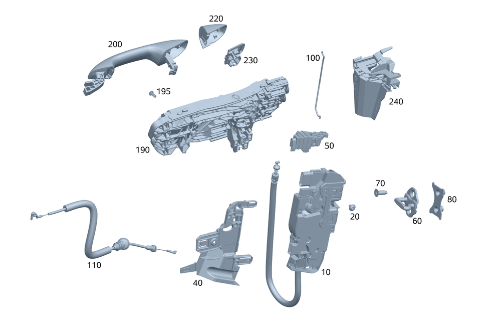 0997203802 - Door Lock 1959-2025 Mercedes-Benz | Mercedes-Benz USA Parts