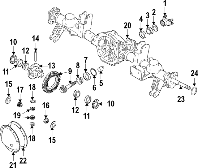 2013-2024 Ram Side Gear Washer 68067897AB | Mopar Parts Canada