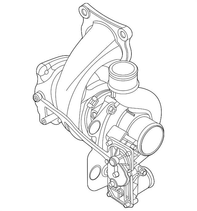 P2GZ-6K682-B - Turbocharger 2023-2024 Ford | Ford Parts Direct